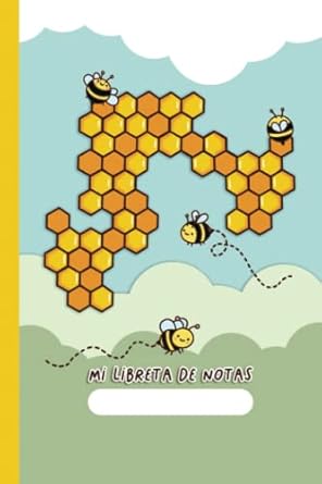 Libreta de líneas Kawaii Abejas | Cuaderno lineado Kawaii Abejas ...