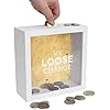 Amazon.com: Splosh Change Box Coin Money Savings Fund Jar Container for ...