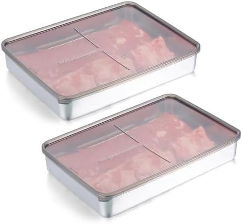 Amazon.com: Maxcheck 1 Pack Bacon Container for Refrigerator 304 ...