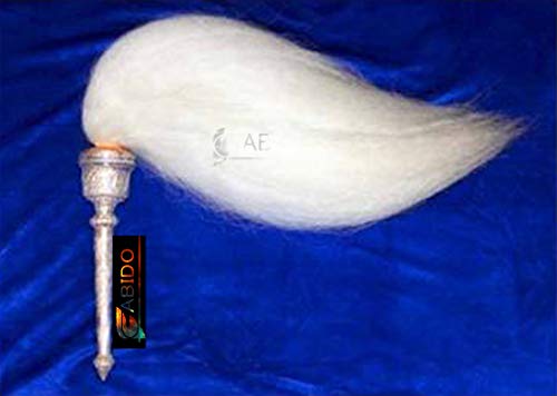 FABIDO Real Chawar/Chawer/Chanwara/Chaur/Chavar Sahib in Metal Body or ...