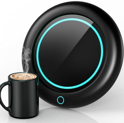 Amazon.com: Coffee Mug Warmer, 40W Coffee Warmer for Desk Auto Shut Off, 3 Temperature Settings ...