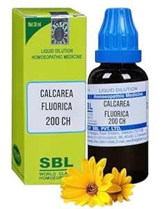 SBL Calcarea Fluorica 200 Homeopathic Medicine - Set of 1 Bottle ...