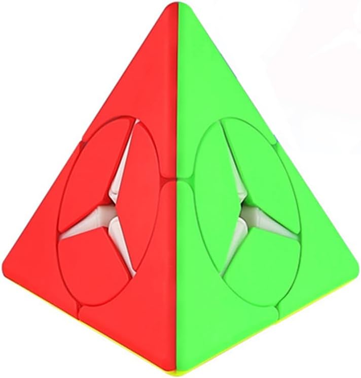 Amazon.com: UMESCENE Creative 2x2 Pyramid Speed Cube, 2x2 Pyraminx ...