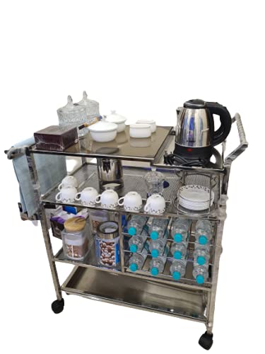 Tea Coffee Service Trolley : Amazon.in: Home & Kitchen
