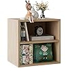 Amazon.com: Dueatib Storage Cube 2 Tiers Natural Stackable Storage ...