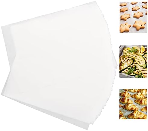 HaWare 200 Pcs Baking Paper Sheet, Precut Parchment Paper for Steaming ...