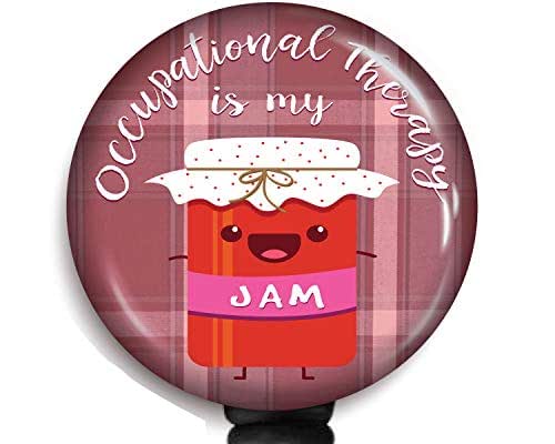 Amazon.com: OCCUPATIONAL THERAPY BADGE REEL OT HOLDER OTA CLIP COTA ID ...