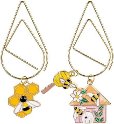 Amazon.com: Cute Bee Bookmarks,1.6 * 5.5Inch Motivational Paper ...