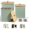 Amazon.com: Kitchen Canisters for Countertop Set of 3 with Customizable ...
