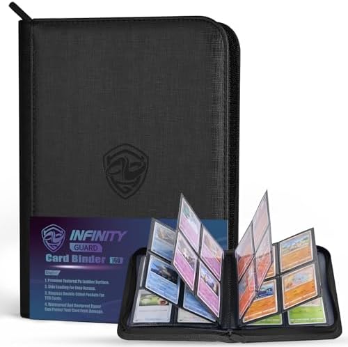 Amazon.com: GEAoffice Card Binder 4 Pocket - Small Trading Card ...