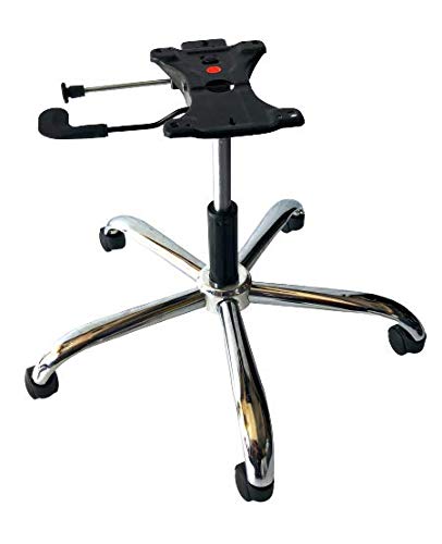 PP Chair Revolving Office Chair Steel Base + Casters Black Wheels + Gas ...