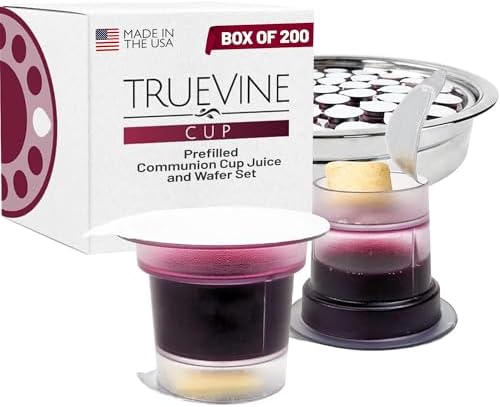 Amazon.com: Simply Communion Pre-filled Communion Cups - Tray ...