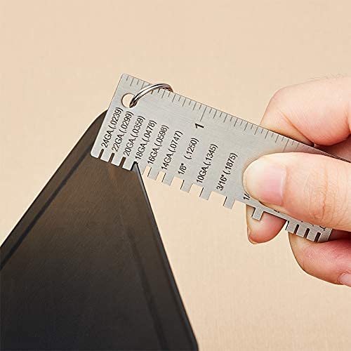Snapklik.com : 1 Pcs Wire/Metal Sheet Thickness Gauge Metal Tool ...