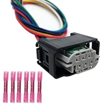 LIZAPUS 6 Wire Throttle Position Sensor (TPS) Connector Wiring ...