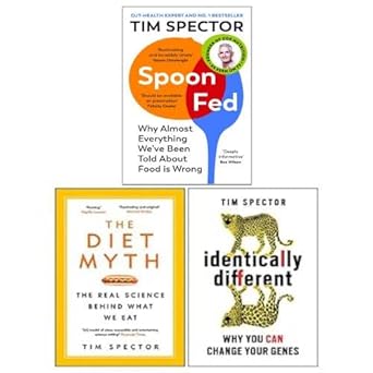 Spoon-Fed, Diet Myth, Identically Different 3 Books Collection Set By ...