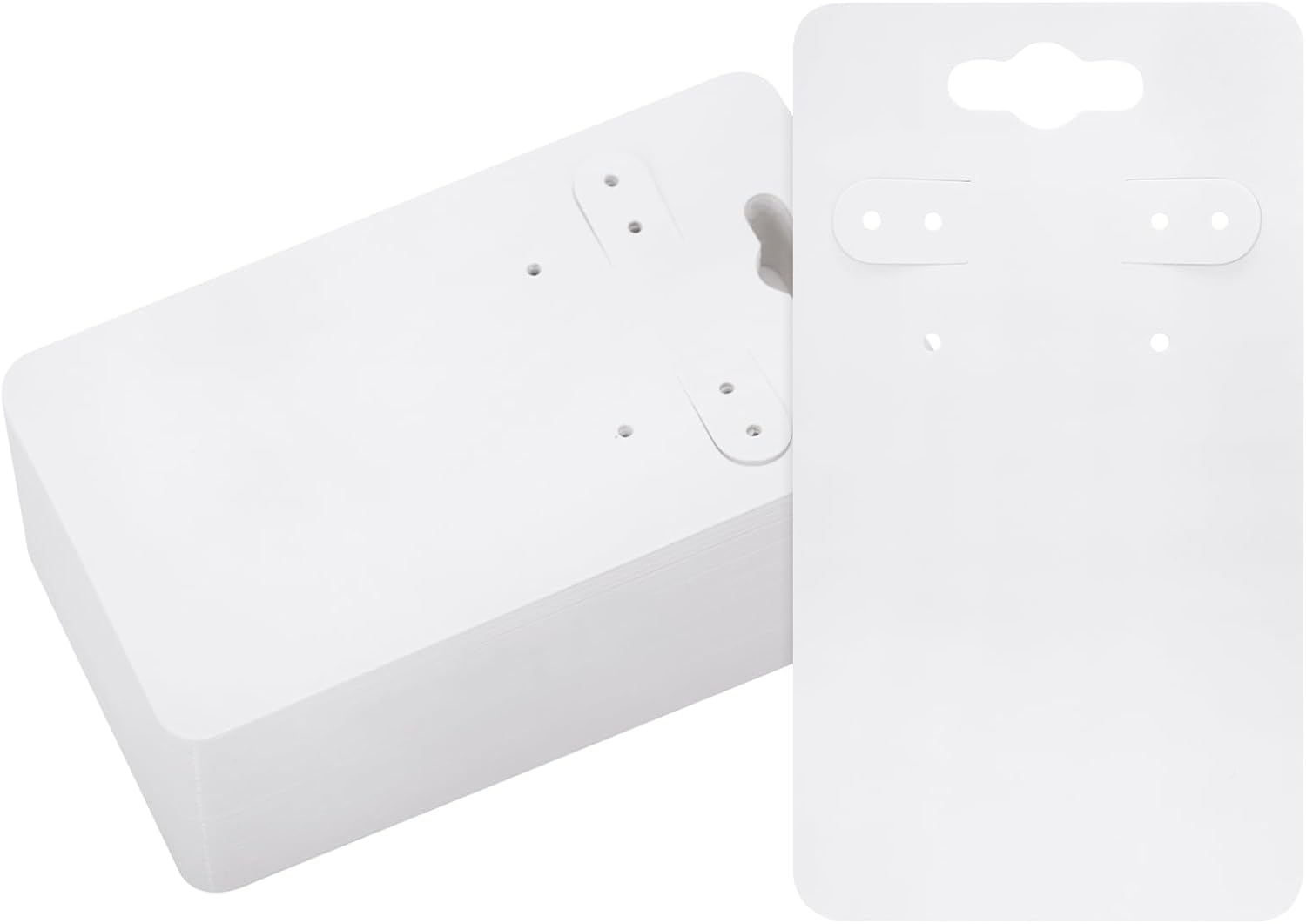 Amazon.com: joycraft 100Pcs Earring Cards with 6 Holes, 2x3.5 In White ...