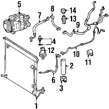 New Genuine Mercedes-Benz Temp Sensor 2108300072 OEM, Air Conditioning ...