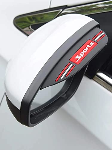 Frixen 2 Pieces Mirror Rain Visor Eyebrow Car Rear View Mirror Rain ...