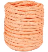 Amazon.com: 15Yard Raffia Paper Ribbon, 4mm Paper String Colorful ...
