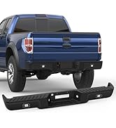 Amazon.com: KUIPERAUTO Chrome Rear Step Bumper Assembly Compatible for ...