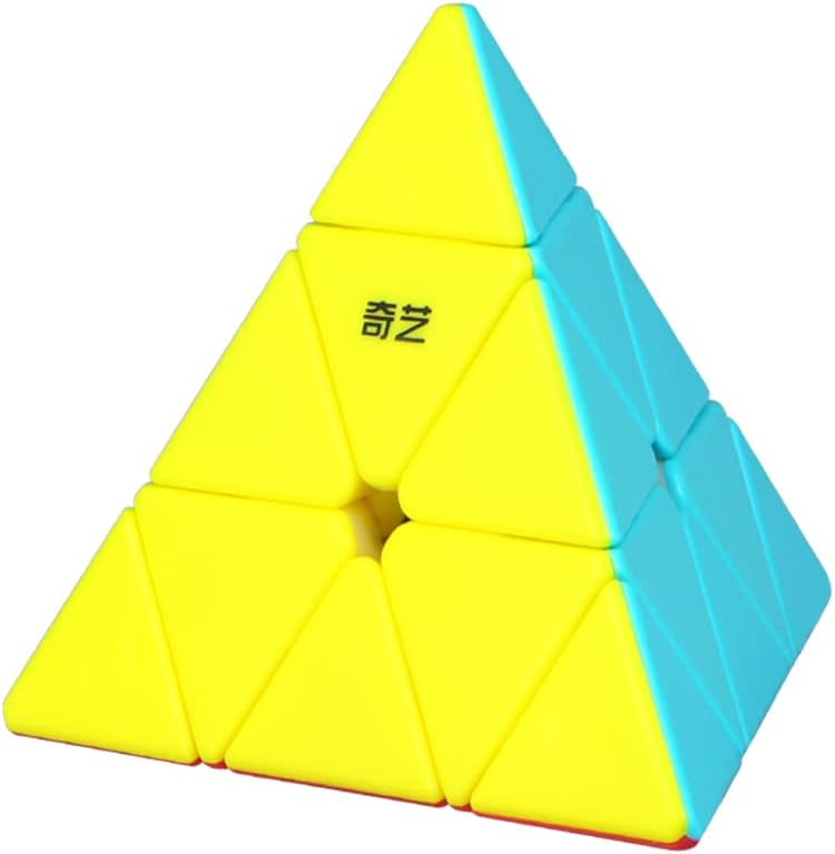Amazon.com: Roxenda Pyramid Speed Cube, 3x3x3 Qiming Pyramid Speed Cube ...