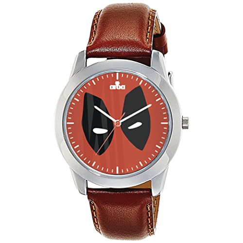 Buy AROA Watch New Watch for Superhero Deadpool Eyes Black Model : 450 ...