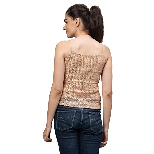 Buy Globus Women Gold Embellished Top at Amazon.in