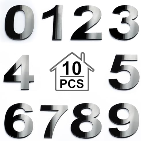 Amazon.com: FXRN 4 inch Mailbox Numbers for Outside, 1Sets 0-9 Number ...