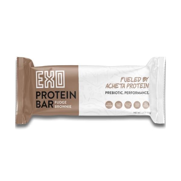 EXO Prebiotic Protein Bars, Variety Pack | Dairy Free, Gluten Free, Low ...