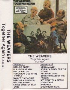 The Weavers, Ronnie Gilbert, Pete Seeger, Lee Hays, Fred Hellerman ...