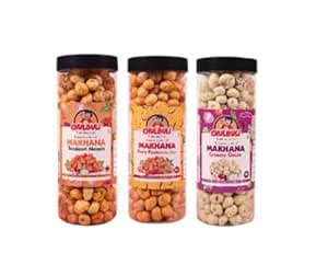 PP CHULBULI Flavoured Makhana, Crunchy and Healthy Snacks Trio Pack ...
