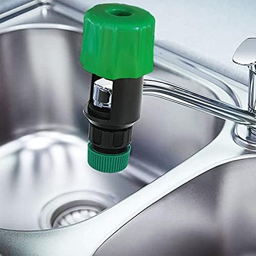 INFLATION Garden Hose Pipe Connector, Hose Indoor Tap Adapter Green ...