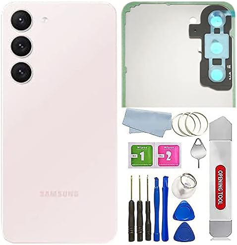 Amazon.com: Galaxy S23 Back Glass Cover Replacement Waterproof Housing ...
