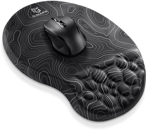 Amazon.com : Gimars Upgrade Ergonomic Mouse Pad Wrist Rest with Memory ...