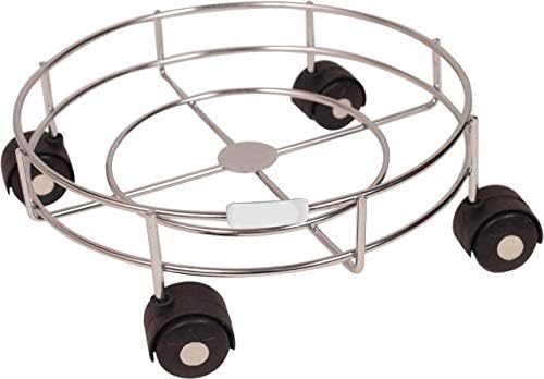 Q13® Stainless Steel Cylinder Trolley with Wheels | Gas Trolly - Lpg ...