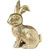Amazon.com: QIAOIDEA Gold Bunny Figurine, Easter Decor, 6.75" Statue ...