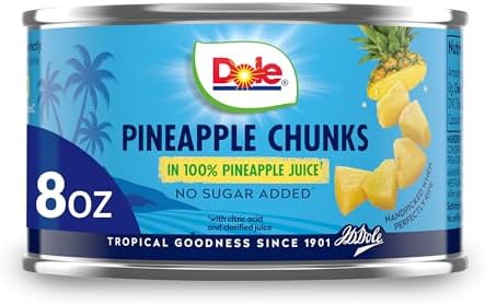 Amazon.com: Dole Frozen, Tropical Gold Pineapple Chunks, 32oz : Grocery ...