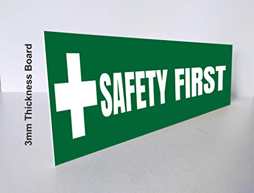 Buy SIGN EVER Safety First Sign Board Factory Office Bank Restaurant ...