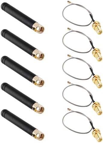 Amazon.com: 5pcs 915MHz 2dBi Lora Antenna U.FL IPEX to SMA Male ...