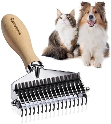 Amazon.com: Right Things Dog Rake Brush for Shedding – Undercoat Rake ...