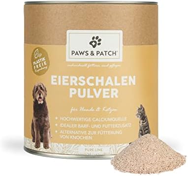 Eierschalen Pulver 500g - Natürliche Calcium-Quelle für Hunde