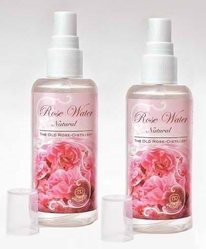 2 x Natural Rose-Water Face-Sprays to Revive & Hydrate the Skin (2 x ...