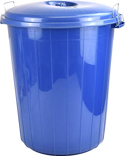 Planetindoor Outdoor 90l Plastic Storage Rubbish Bin With Locking Lid ...