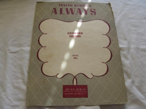 Amazon.com: ALWAYS IRVING BERLIN 1925 SHEET MUSIC FOLDER 439 SHEET ...