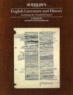 Amazon.com: English Literature and History. Including the Trumbull ...
