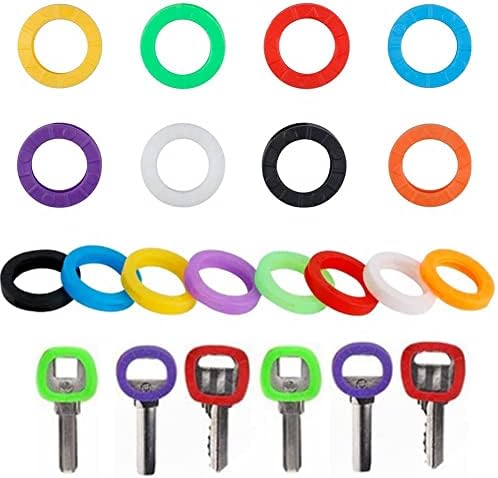 Amazon.com : 32 Pieces Key Caps Tags Covers, Plastic Key Identifier ...