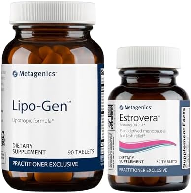 Amazon.com: Metagenics Bundle - Lipo-Gen & HerWellness Estrovera - 90 ...