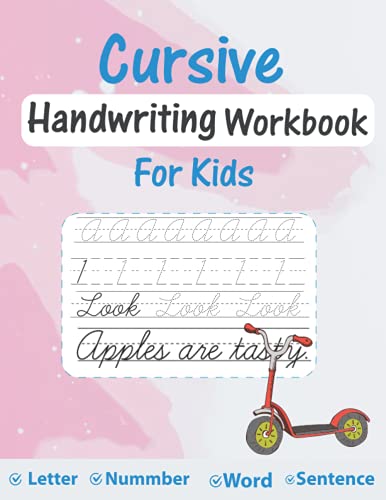Snapklik.com : Cursive Handwriting Workbook For Kids: Cursive ...