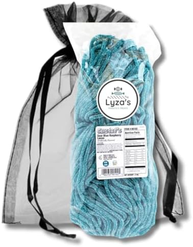 Amazon.com : Gustaf's Sour Blue Raspberry Licorice Laces Gift - 2 Lb ...
