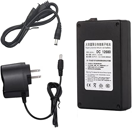 Amazon.com: Talentcell Rechargeable 12V 6000mAh/5V 12000mAh DC Output ...